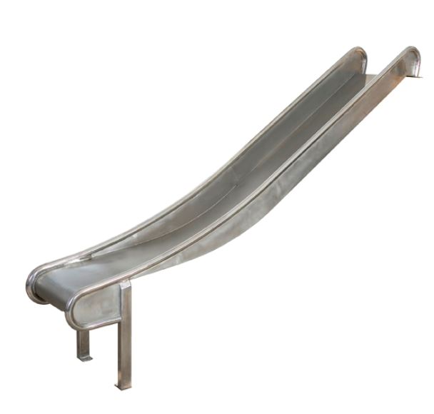 Rutsjebane i rustfri stål - rutschebane til legepladsen.