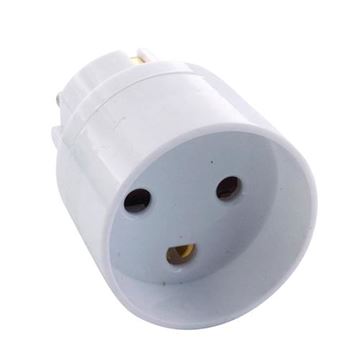 Schuko stik - adapter til konvertering af DK stik