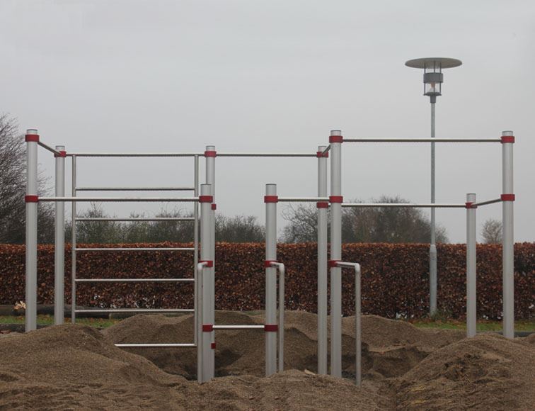 Parkour - barpark. Køb lille parkourbane til boligområdet