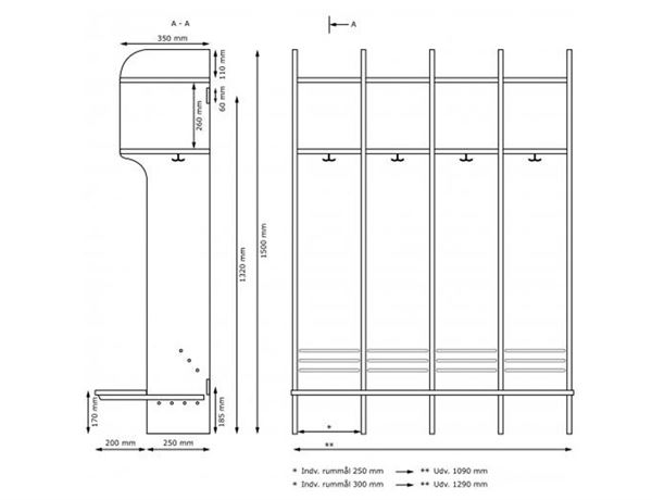 SFO- og skolegarderobe - Garderobe til institutioner | Boel