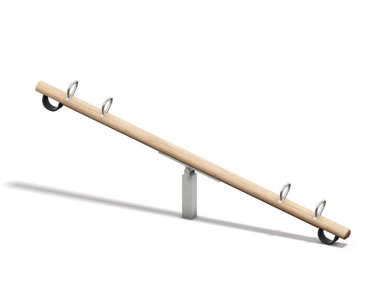 Vippe i træ til legepladsen, 4 pers. Fra 3 år | BOEL