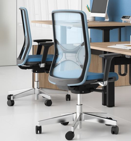 Wind kontorstol med Mesh ryglæn - FRAGT Fri levering